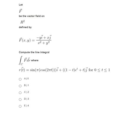 solved let f be the vector field on r2 defined by