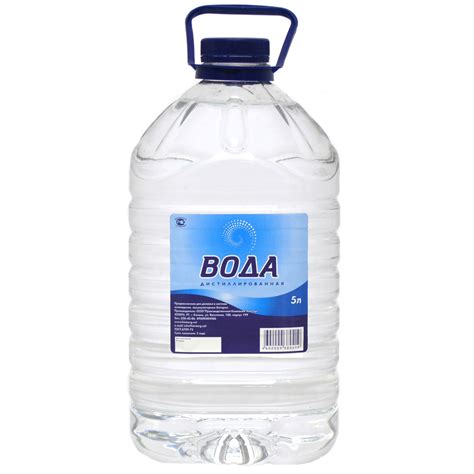 Вода дистиллированная 5л