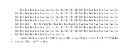 Cross Referencing Cleveref And Lineno TeX LaTeX Stack Exchange
