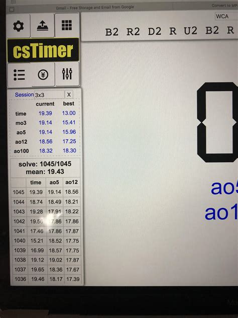 Did Anyone Else Notice That The Times In Cstimer Go Bottom To Top Now Instead Of The Other Way