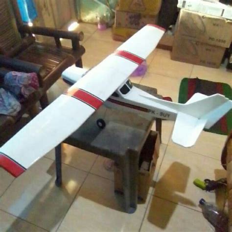 Jual Kit Rc Model Cesna Sudah Termasuk Servo Shopee Indonesia