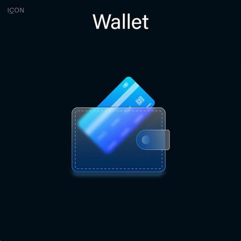 Premium Vector Wallet Icons Glassmorphism