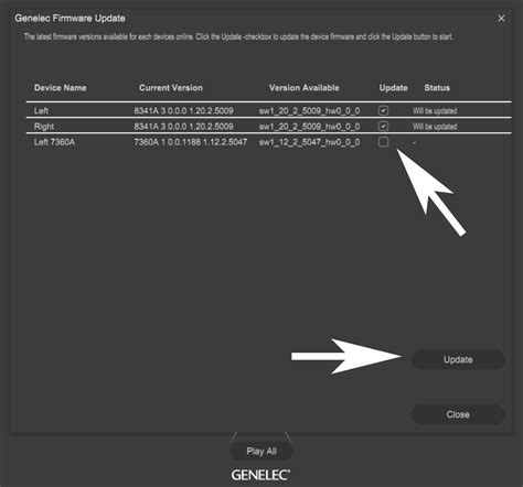 How Can I Update The Firmware Of My Devices In GLM 5 X Genelec Support