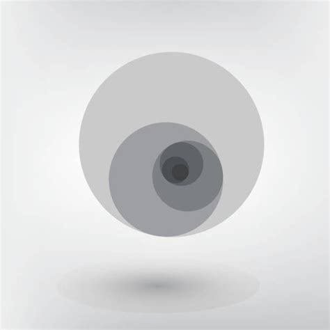 Fibonacci Circle Stock Illustrations