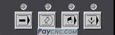 Buttons On CNC Control Panel