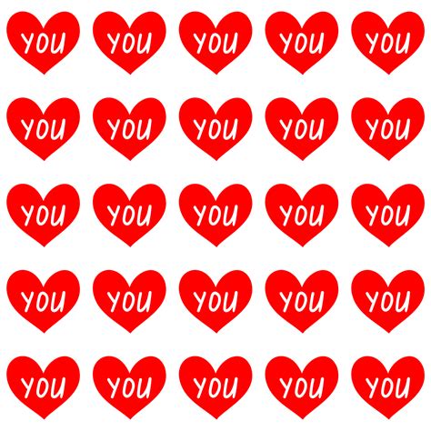 Seamless Heart Pattern 18930921 Png