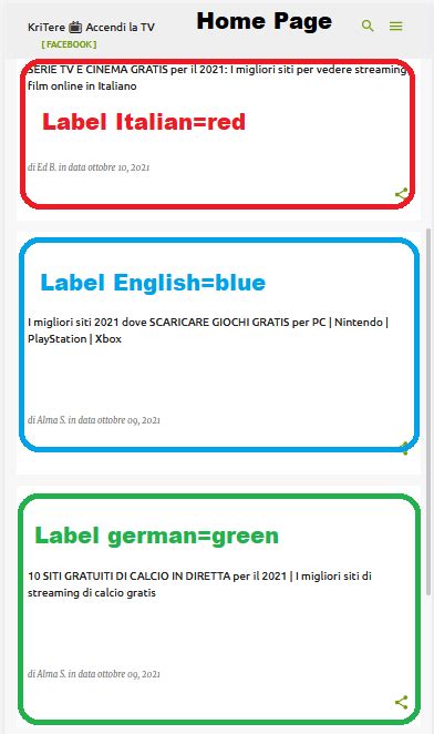 Blogger Emporio Give Color Based On Label Stack Overflow