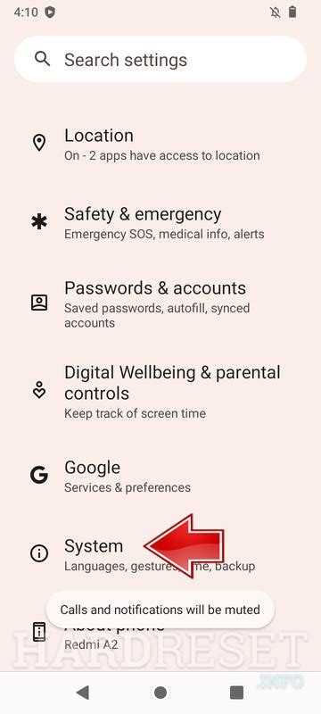 How To Reset Apps On REDMI A2 HardReset Info