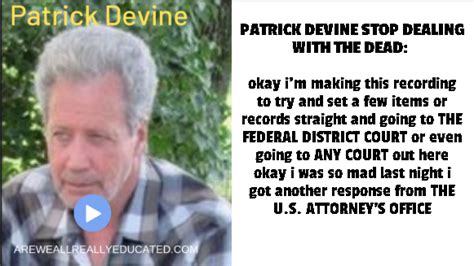 Patrick Devine Stop Dealing With The Dead Okay Im Making This