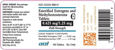 Esterified Estrogens And Methyltestosterone Fda Prescribing