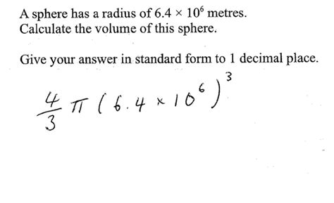 Standard Form Question Rgcse