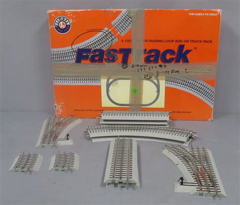 Lionel 6 12031 Fastrack Outer Passing Loop Track Packbox Ebay