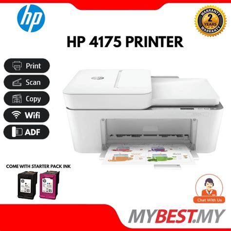HP DeskJet Ink Advantage 4175 All In One Printer Lazada