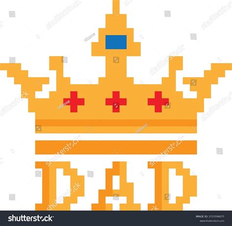 Dad Pixel Art Vector Illustration Father Stock Vector Royalty Free 2153596075 Shutterstock