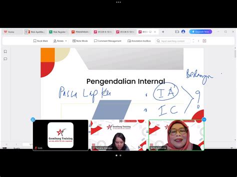 Training Internal Control Over Financial Reporting Icofr Gemilang