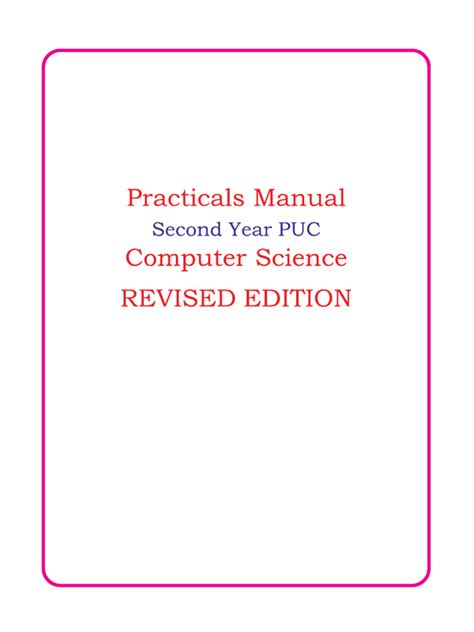 Ii Pu Computer Science Manual Pdf