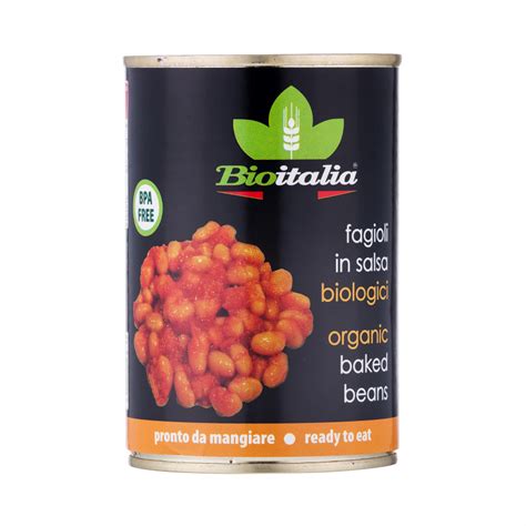 BioItalia Organic Baked Beans in Tomato Sauce