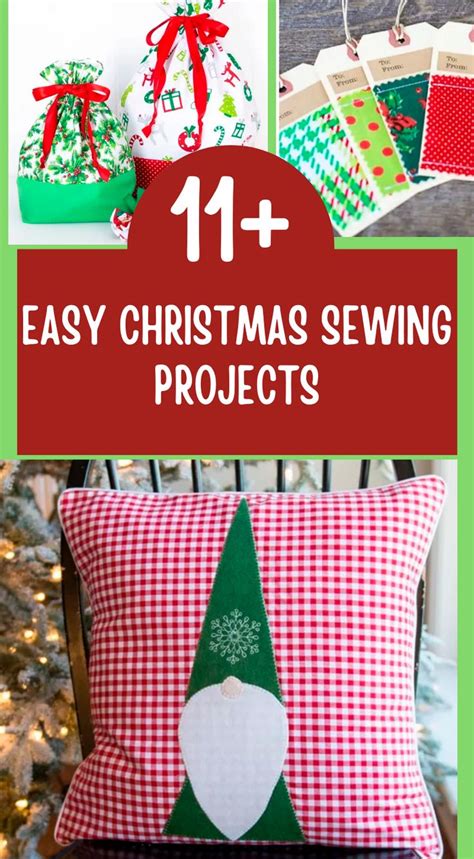 Easy Christmas Sewing Projects Christmas Sewing Projects Christmas