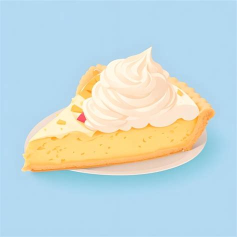 Premium Photo Attractive Pi Day Illustration Of A Cream Pie 2d Flat One Object High Quality