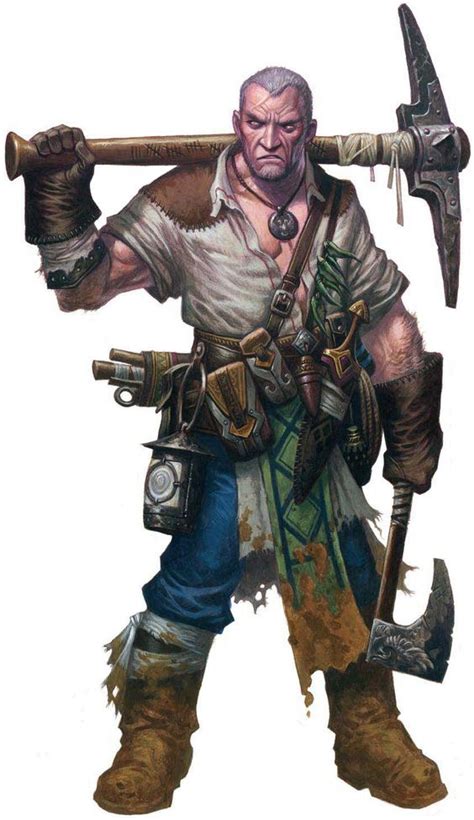 One More Fine Art From Paizo Fascinating Fantasy Miner Concept