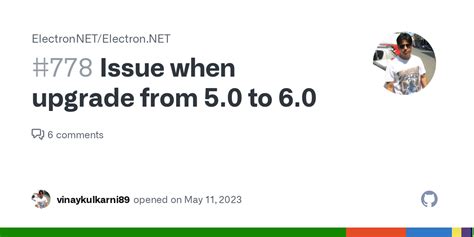Issue When Upgrade From 50 To 60 · Issue 778 · Electronnetelectronnet · Github