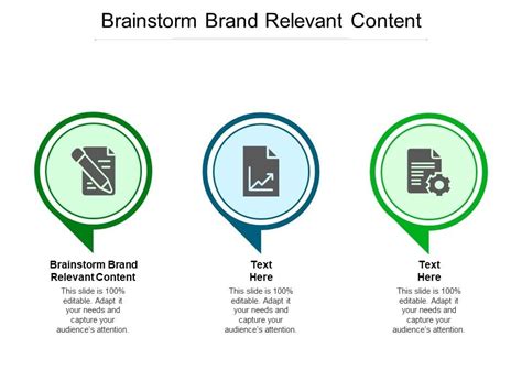 Brainstorm Brand Relevant Content Ppt Powerpoint Presentation Icon File