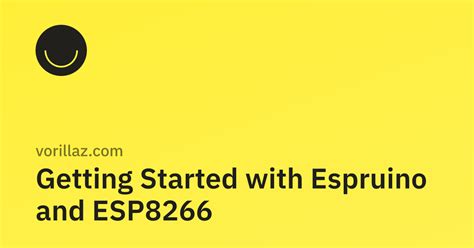 Getting Started With Espruino And Esp8266
