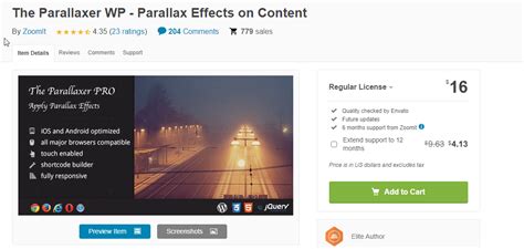 Best WordPress Parallax Plugins Free Paid