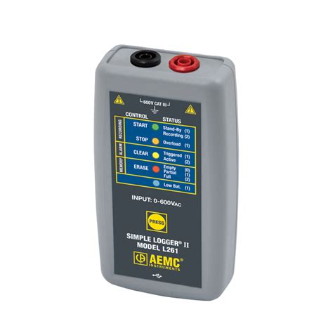 AEMC Simple Logger II Data Logger Weschler Instruments