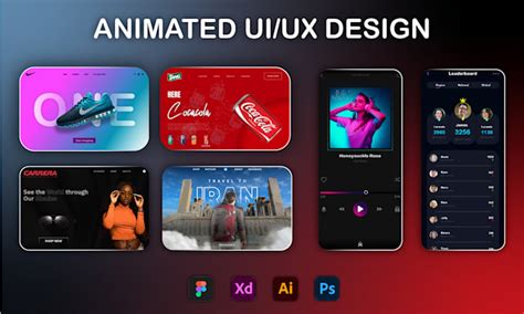 Design Animated Website Ui Ux Design And Mobile App Ui Ux Design By Asivix Fiverr