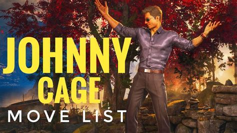 Mortal Kombat 1 Johnny Cage Move List Youtube