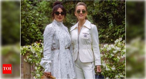 Priyanka Chopra Attends Wimbledon Womens Singles Finals In London With