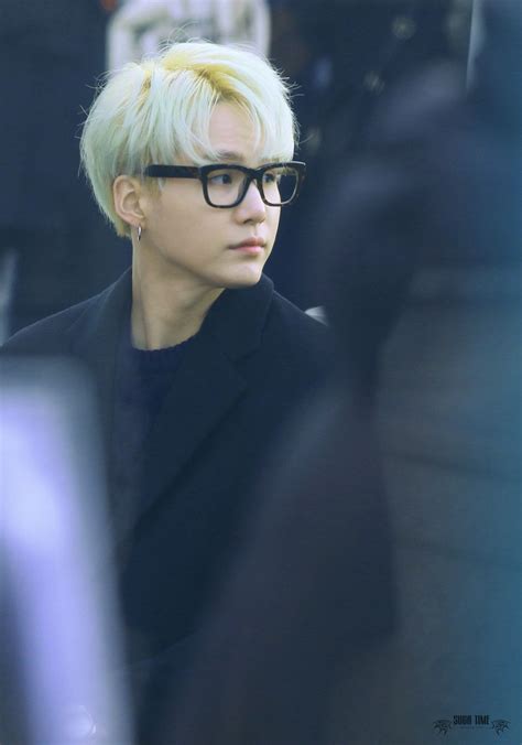 Suga With Glasses Min Yoongi Yoongi Bts Yoongi