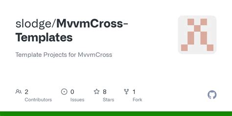 Github Slodgemvvmcross Templates Template Projects For Mvvmcross