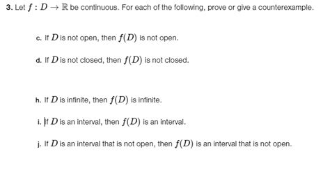 solved let f d→r be continuous for each of the following