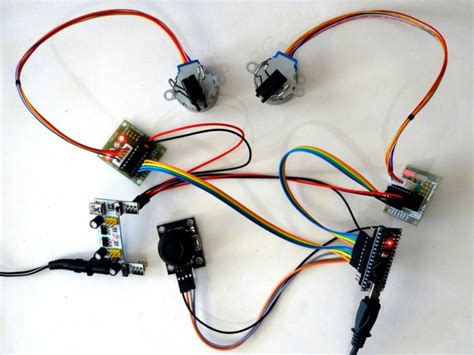 Arduino Nano Control 2 Stepper Motors With Joystick