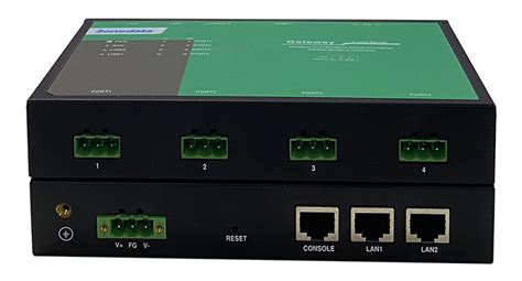 Modbus Rs485 To Ethernet Gateway 4 Port 3onedata Gw1114 4di 3in1 Rj P 12 48vdc
