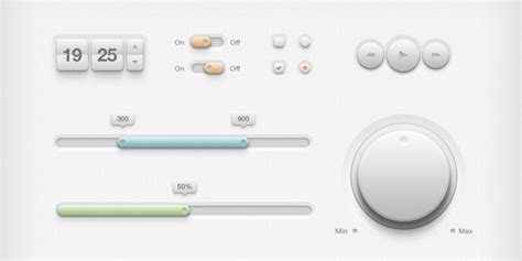 light ui elements set bypeople