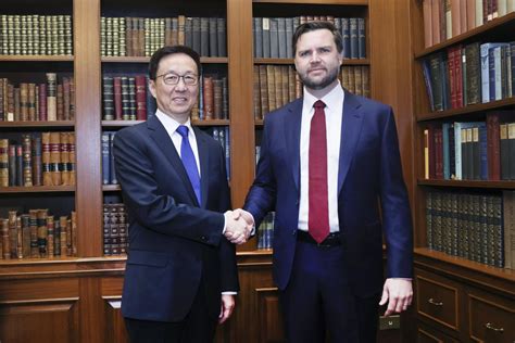 Vice President Han Zheng Chinas Representative At Trumps