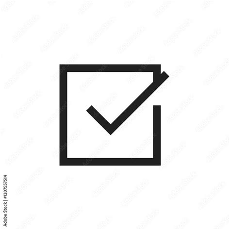 This Vector Checkmark Icon Symbolizes Approval And Task Completion Enhancing User Interface And