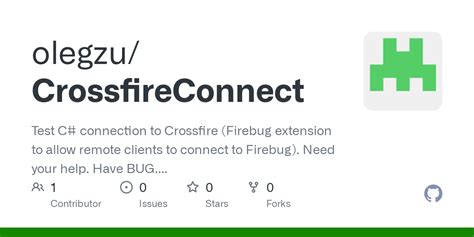 Github Olegzucrossfireconnect Test C Connection To Crossfire