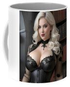 Busty Blonde With Beautiful Body In Black Lingerie Digital Art By Mihai