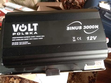 Инвертор 12V/220V VOLT POLSKA 1500W /3000W (SINUS 3000N) чистый синус ...