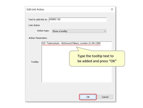 Use A Link Dictionary To Add Tooltips Via Form Buttons