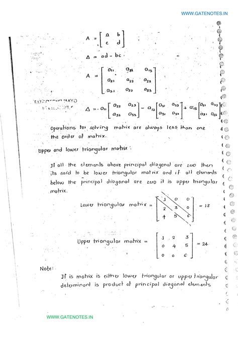 Solution Engineering Mathematics Gate Notes Studypool