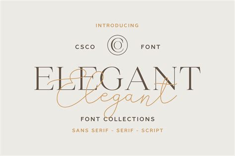 Elegant Font Collections Craft Supply Co