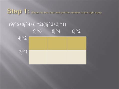 Multyplying Binomials And Trinomials PPT
