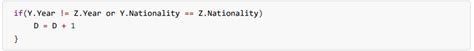 The Following Pseudocode Is Executed Using The “olympics” Dataset At