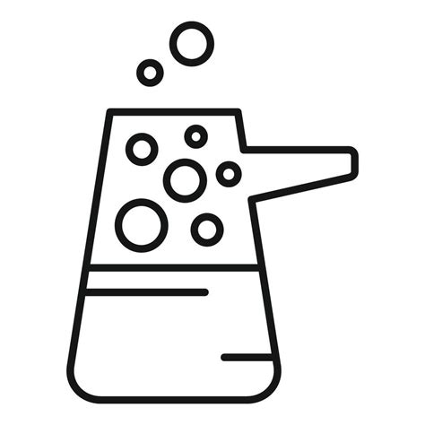 Boiling Flask Icon Outline Vector Chemistry Experiment 41272518 Vector