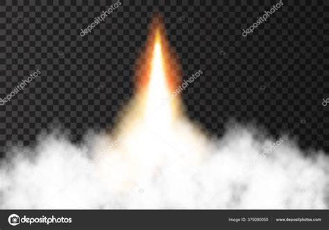 Flame Smoke Space Rocket Launch Fire Comet Meteor Transparent ...